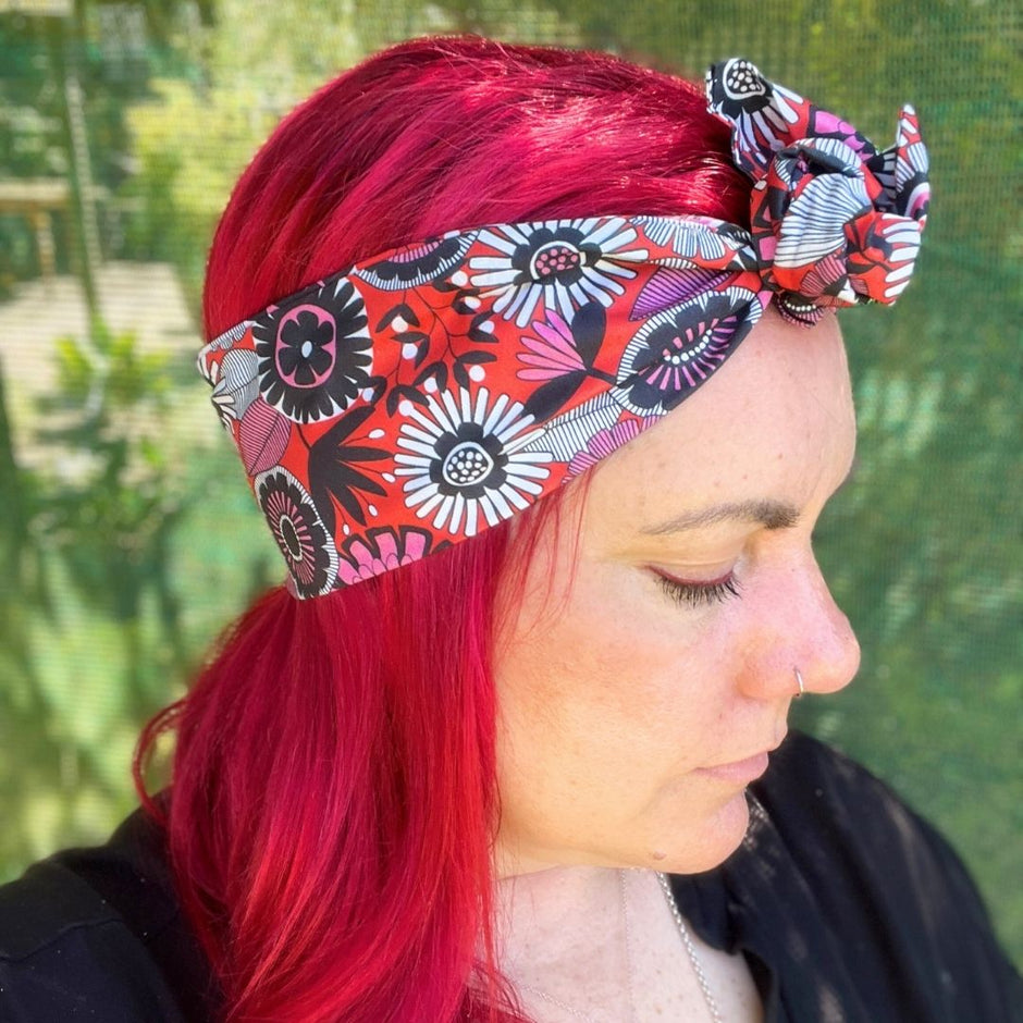 Material Headbands With Wire | Melbourne Made | Stay In Place All Day ...